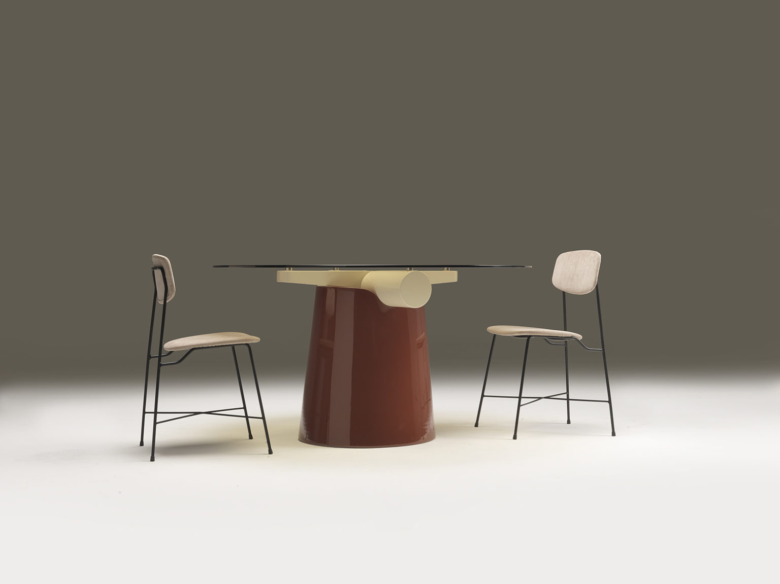 BETTY ROUND DINNER TABLE - Haymann Editions